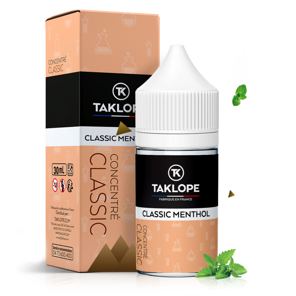 Concentré Classic Menthol Taklope, arôme eliquide tabac menthe Taklope, arôme diy Classic ...